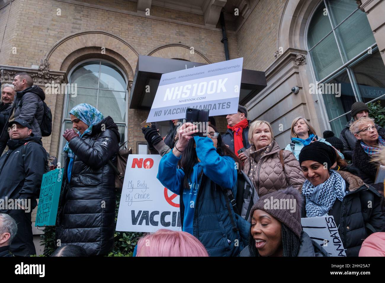 Former and current workers of the NHS have come out against the ...