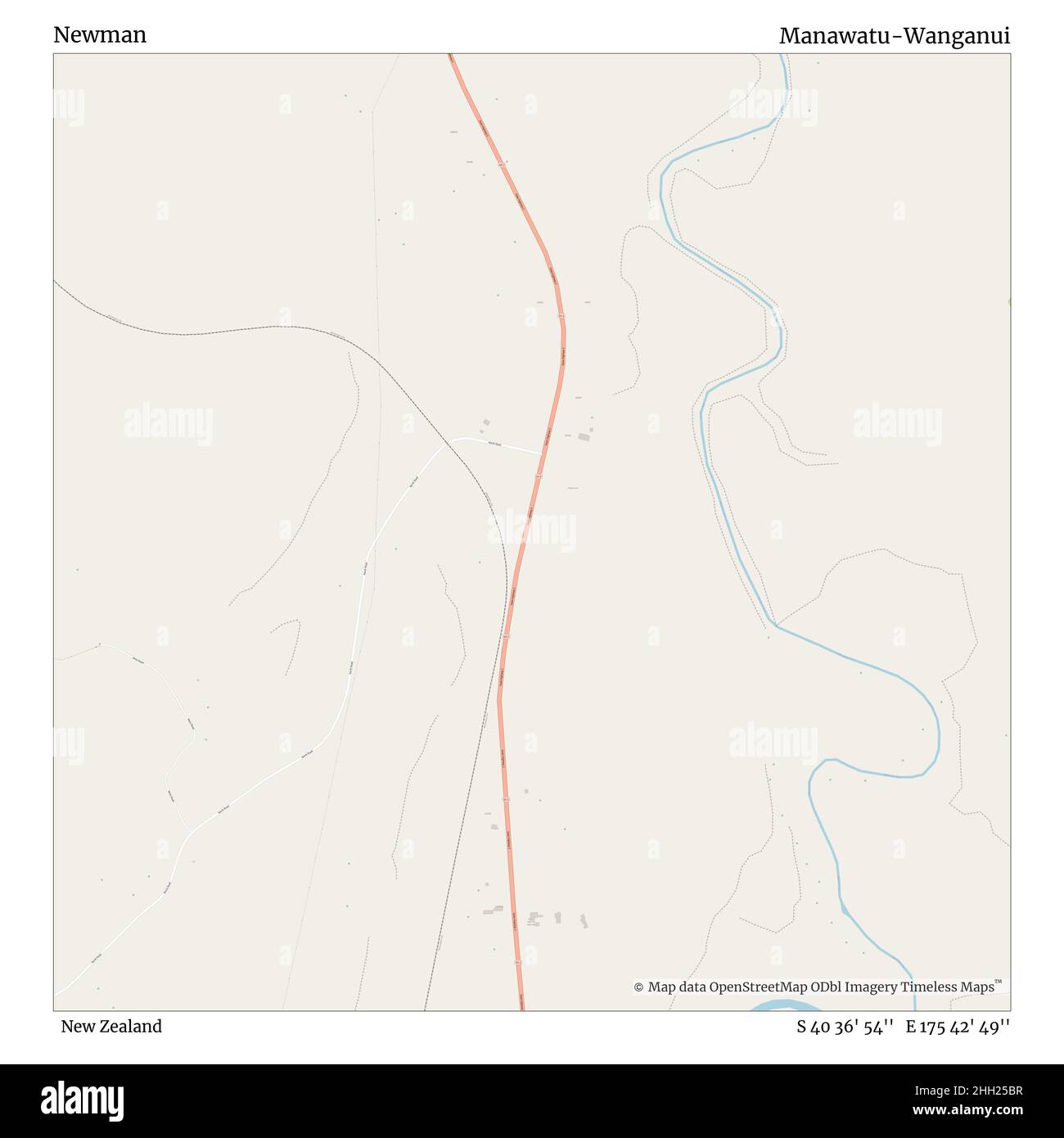 Map of newman Cut Out Stock Images & Pictures - Alamy