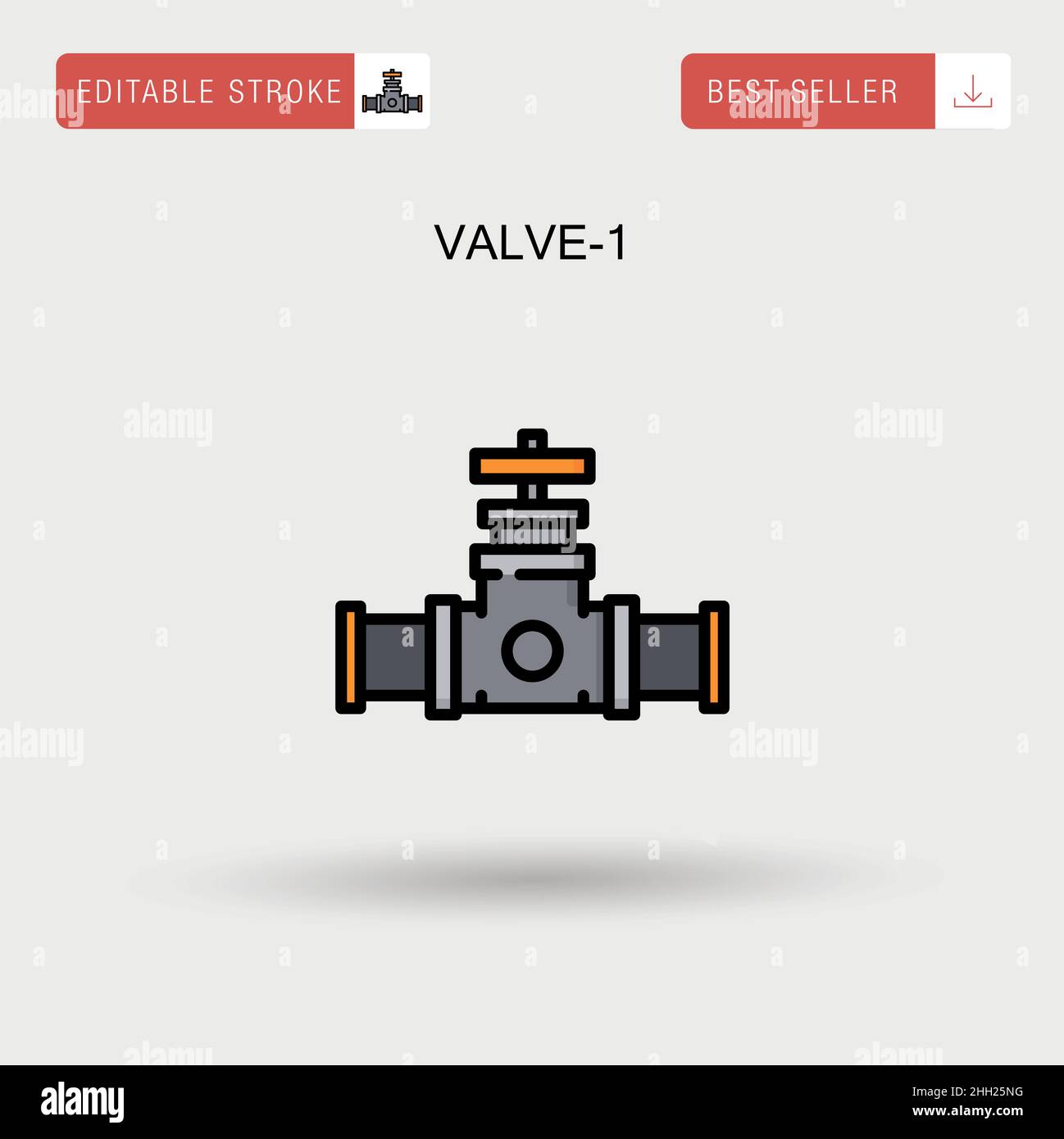 Valve-1 Simple vector icon Stock Vector Image & Art - Alamy