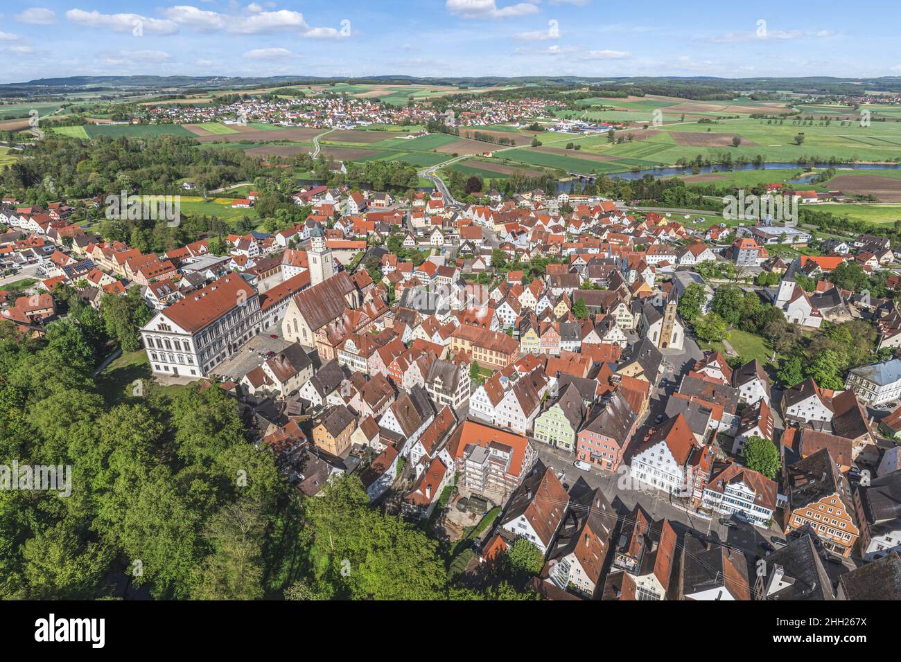 Oettingen, a small town in swabia Stock Photo - Alamy