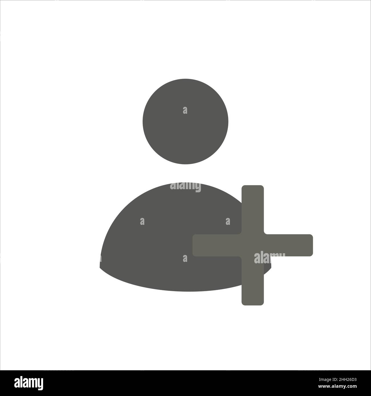 Add User vector Icon. New Profile illustration symbol. avatar sign or ...