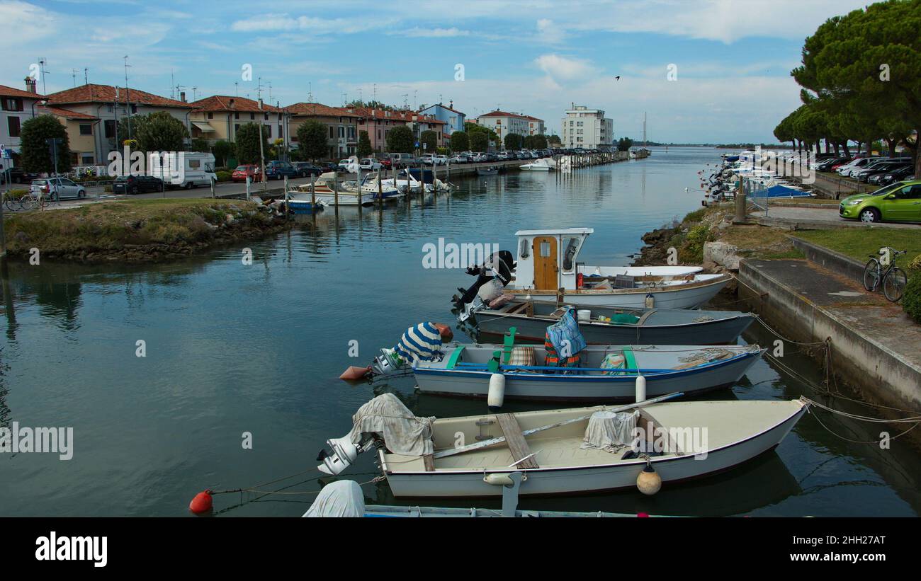 Boats in the port of Grado,Italy,Europe Stock Photo - Alamy