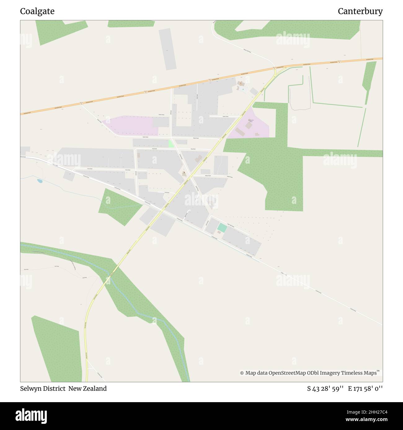 Coalgate map Cut Out Stock Images & Pictures - Alamy