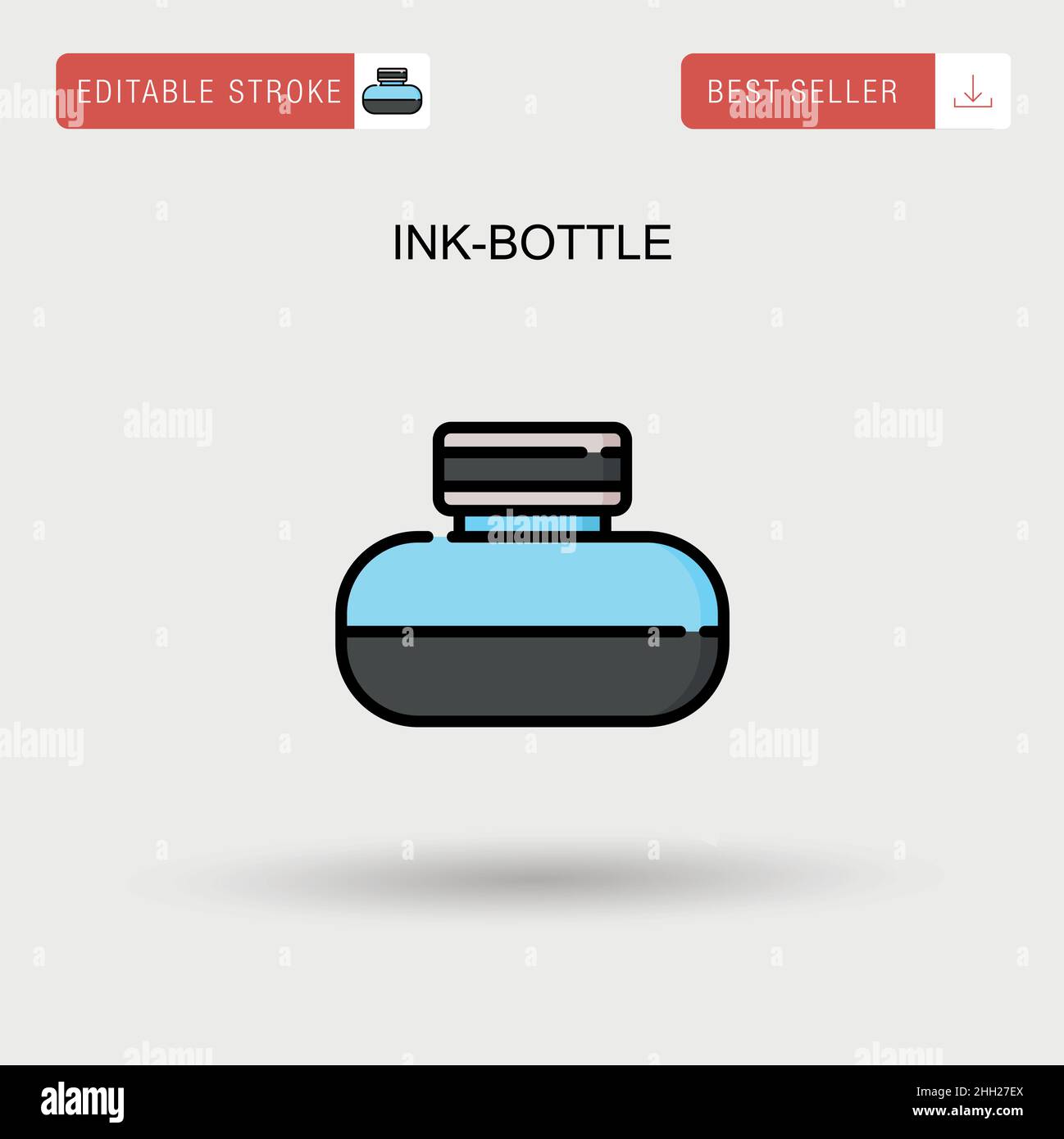Antique ink bottle hi-res stock photography and images - Alamy
