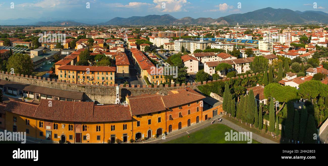 The leaning tower of pisa aerial hi-res stock photography and images ...