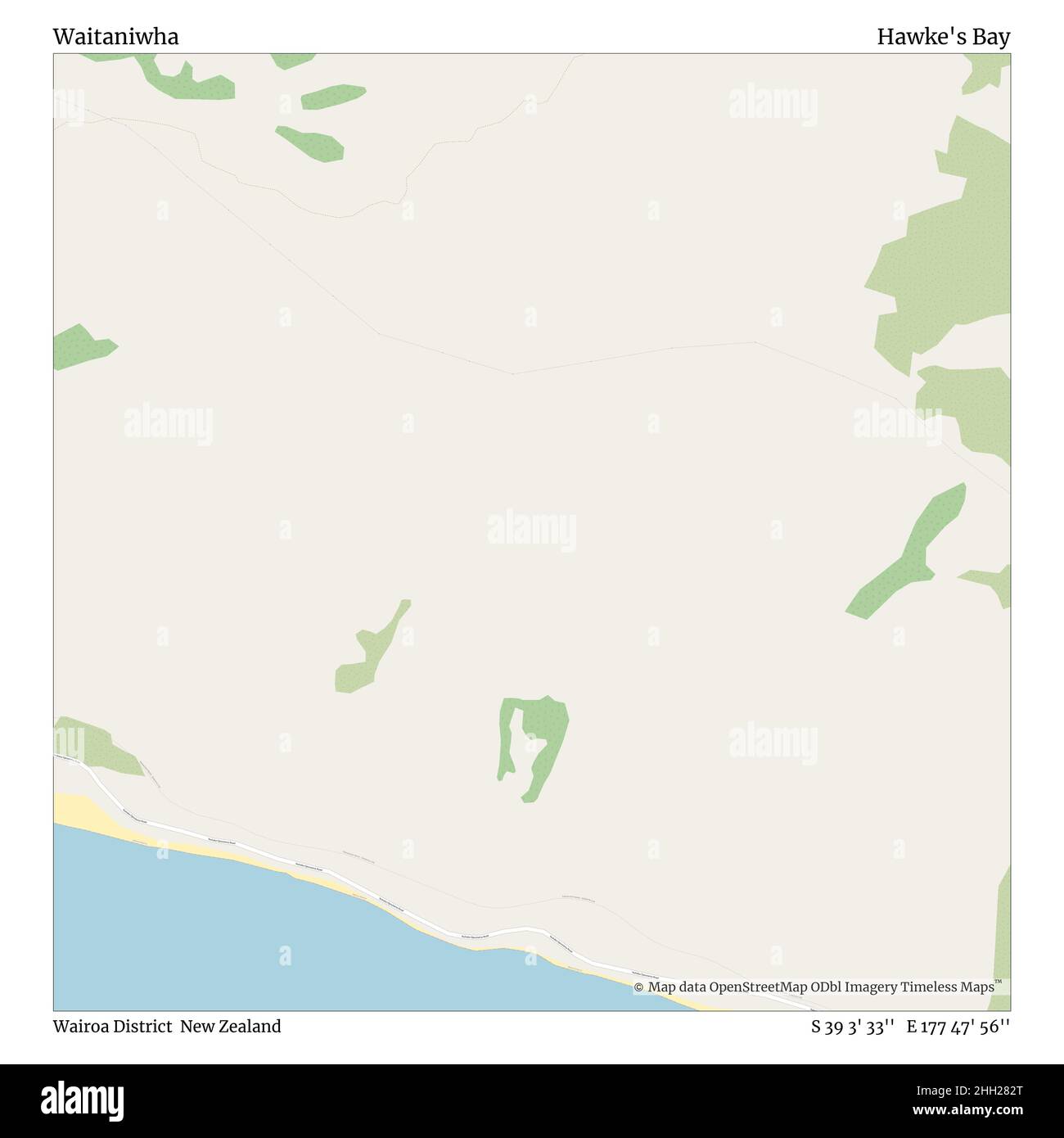 Waitaniwha, Wairoa District, New Zealand, Hawke's Bay, S 39 3' 33'', E ...