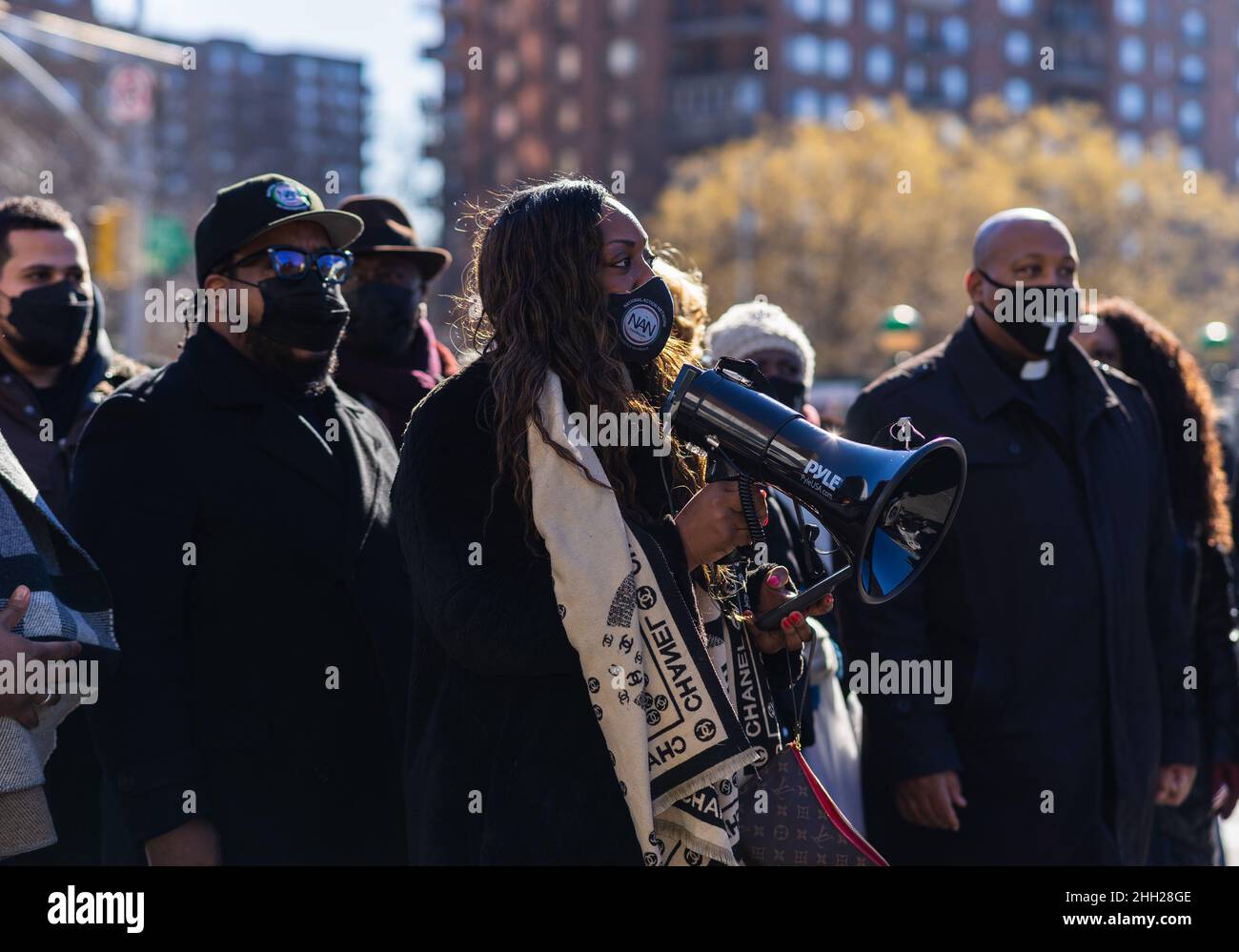 New York City, United States. 22nd Jan, 2022. Community and Clergy ...