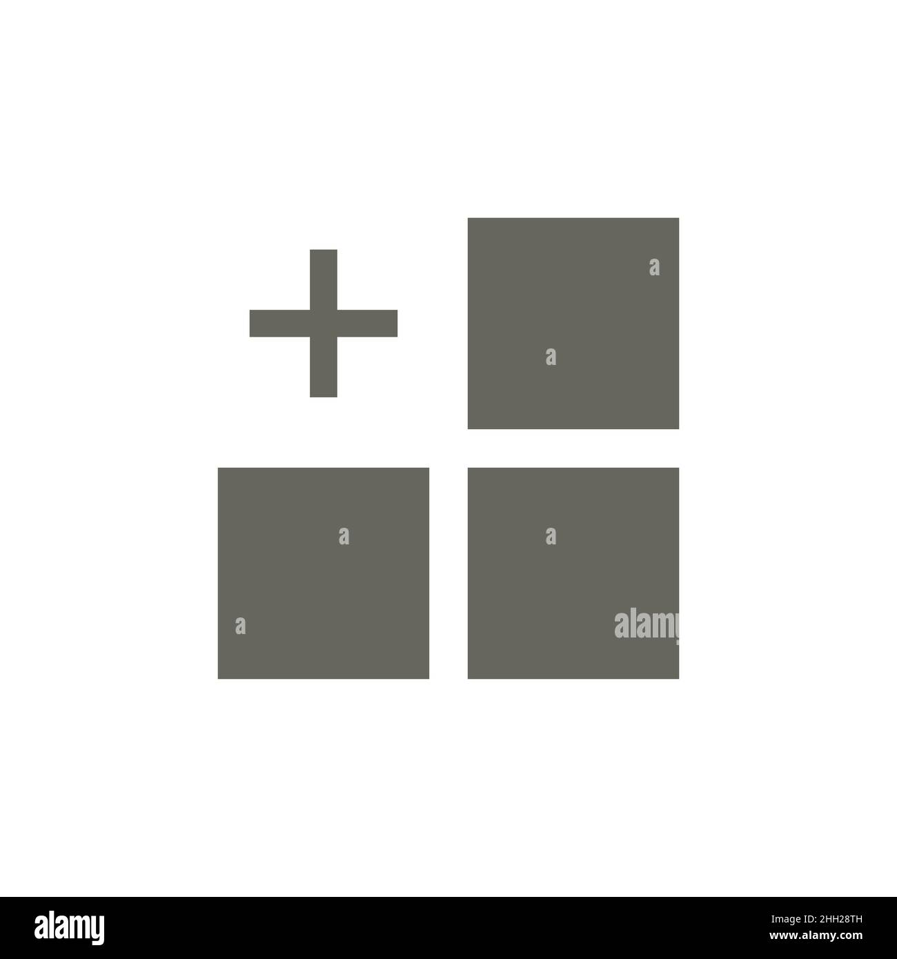 Add program icon simple vector perfect illustration on white backround ...