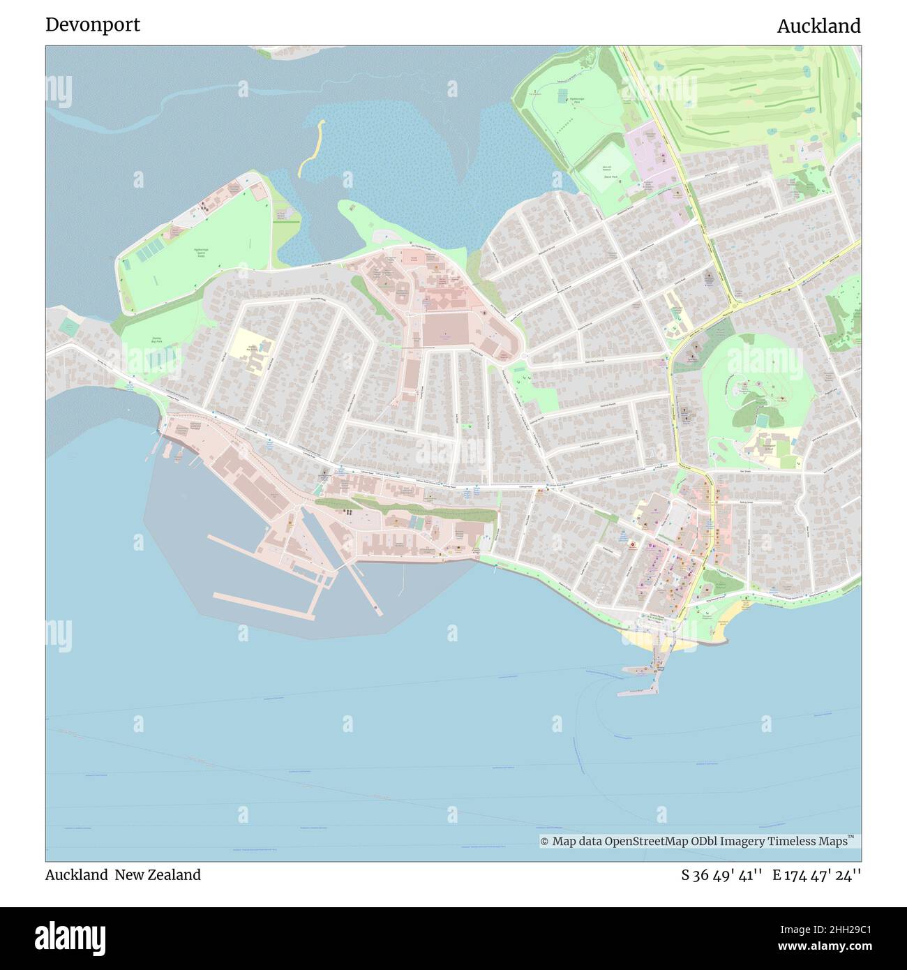 Devonport new zealand Cut Out Stock Images & Pictures - Alamy