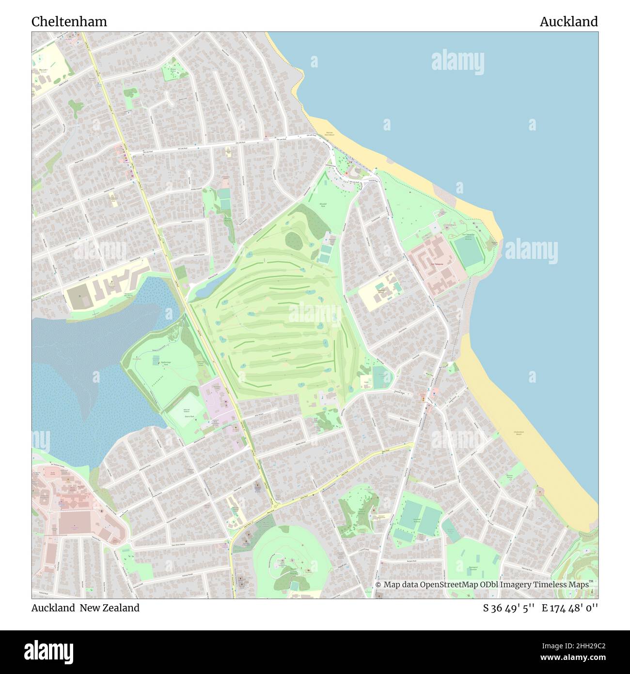 Cheltenham road map Cut Out Stock Images & Pictures - Alamy