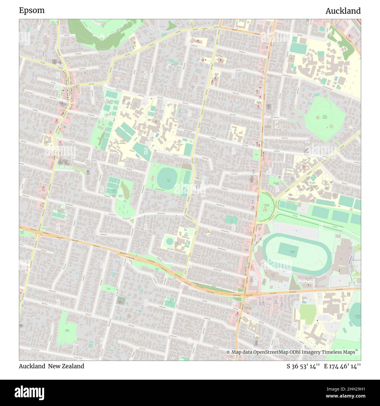 Epsom map hi-res stock photography and images - Alamy