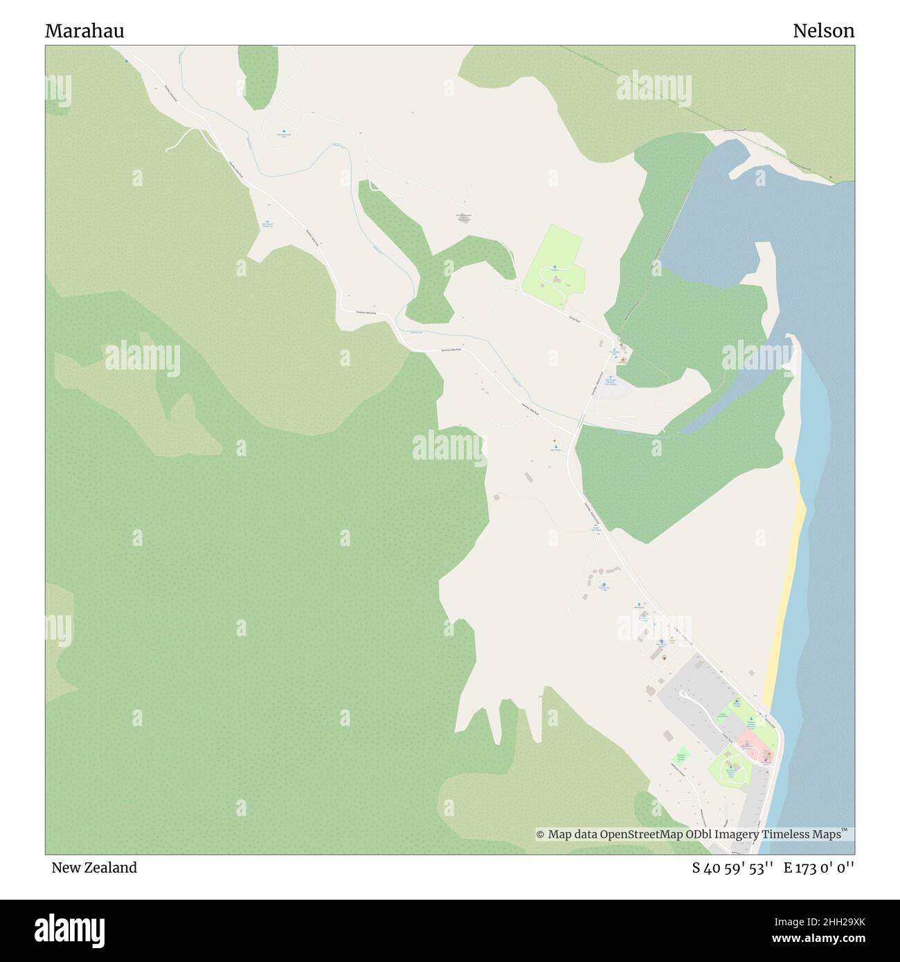Map of nelson hi-res stock photography and images - Alamy