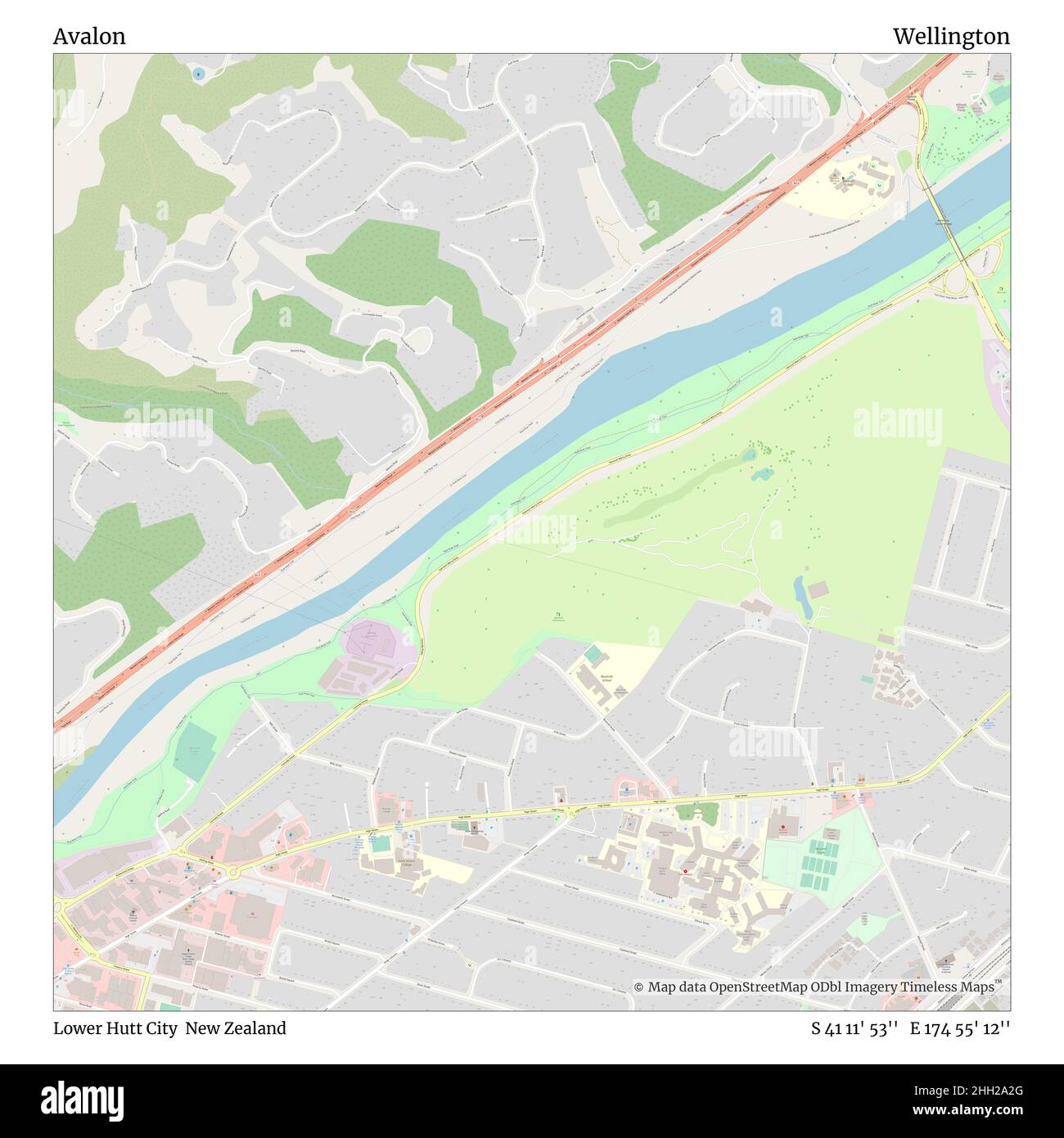 Avalon map hi-res stock photography and images - Alamy