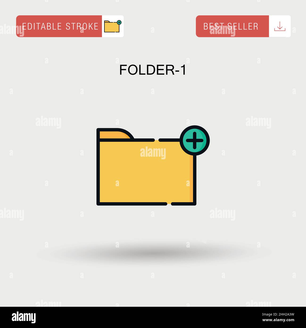 One computer folder icon hi-res stock photography and images - Alamy