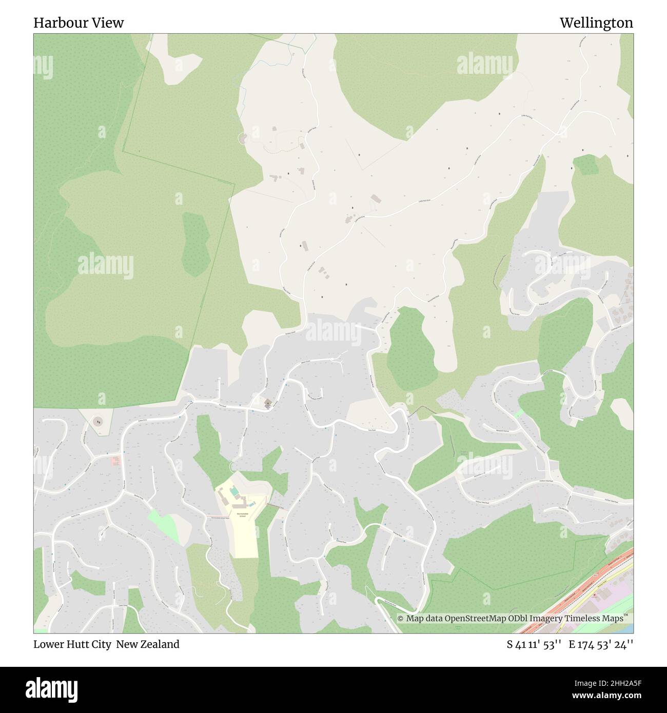 Harbour View, Lower Hutt City, New Zealand, Wellington, S 41 11' 53 ...