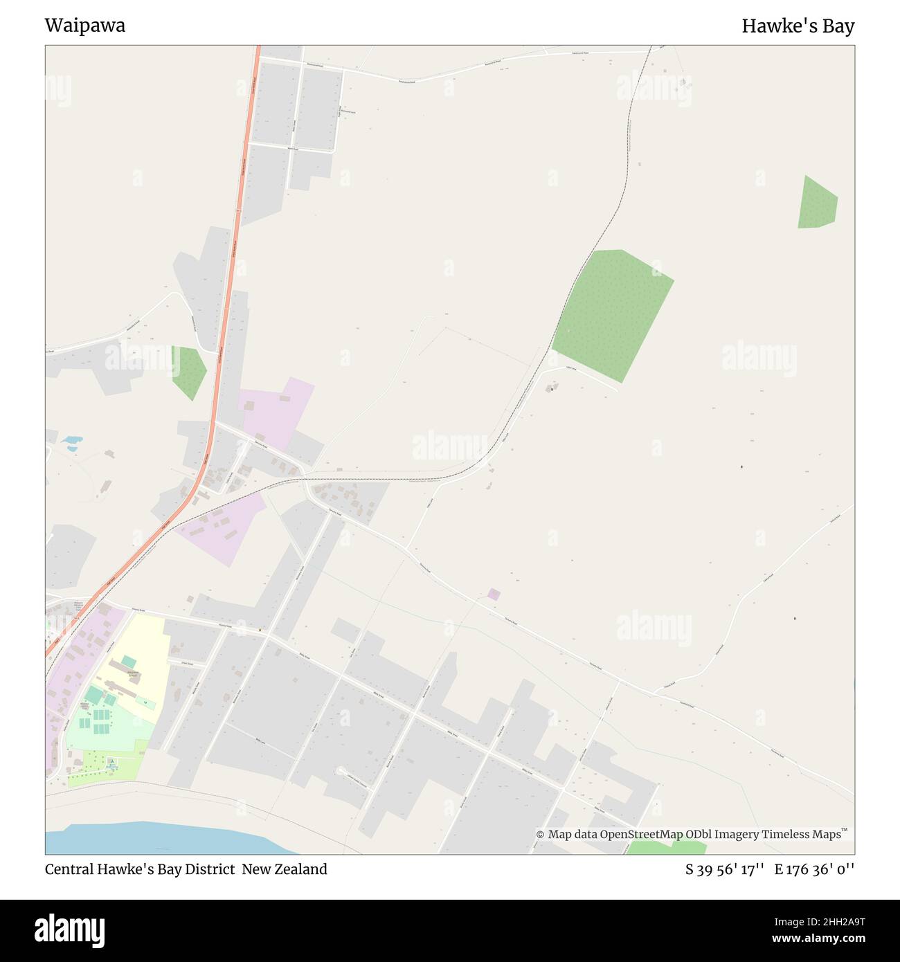 Waipawa, Central Hawke's Bay District, New Zealand, Hawke's Bay, S 39 ...