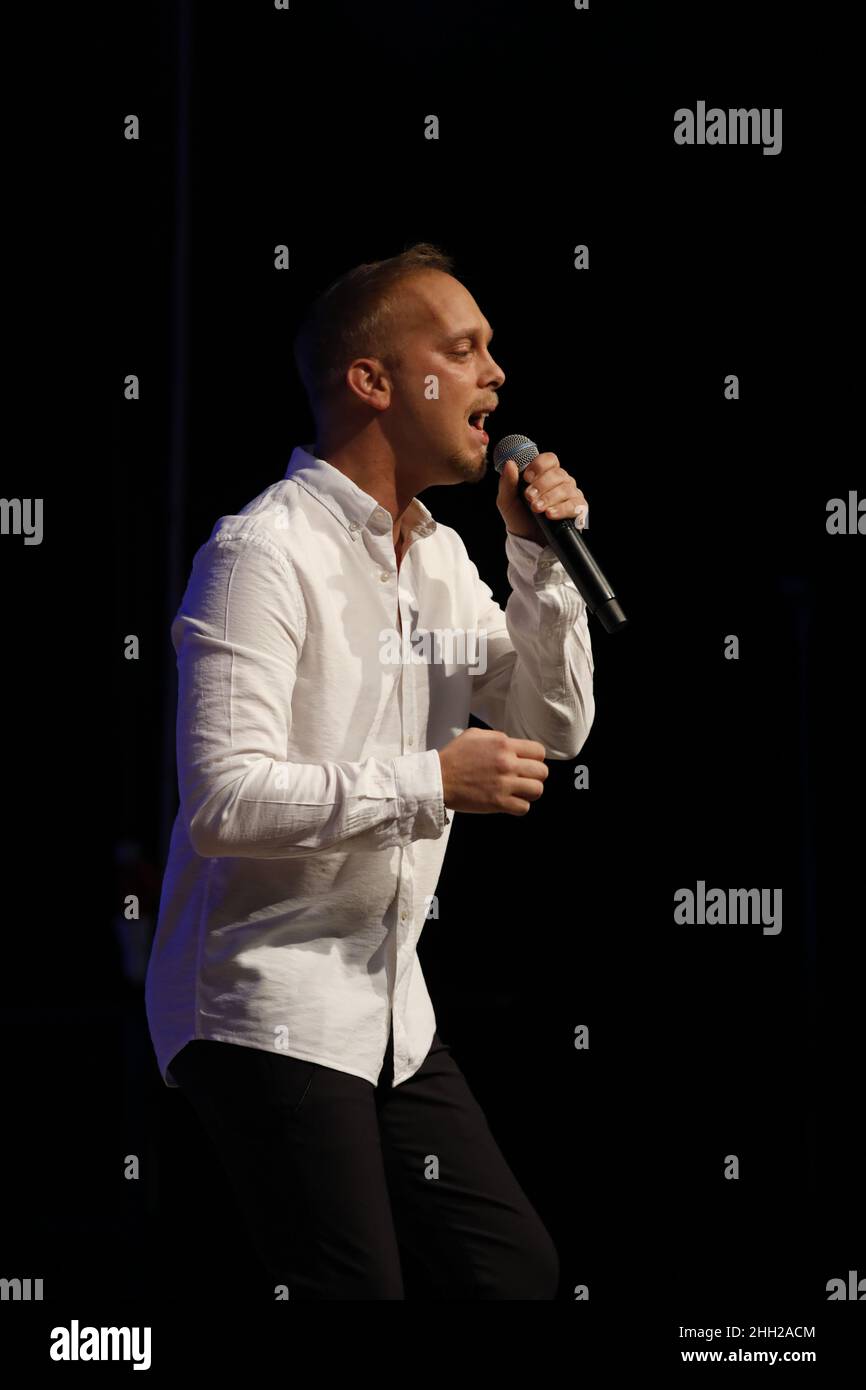 Sandro (Sandro Malinowski,Sohn von Freddy März) bei der Veranstaltung ...