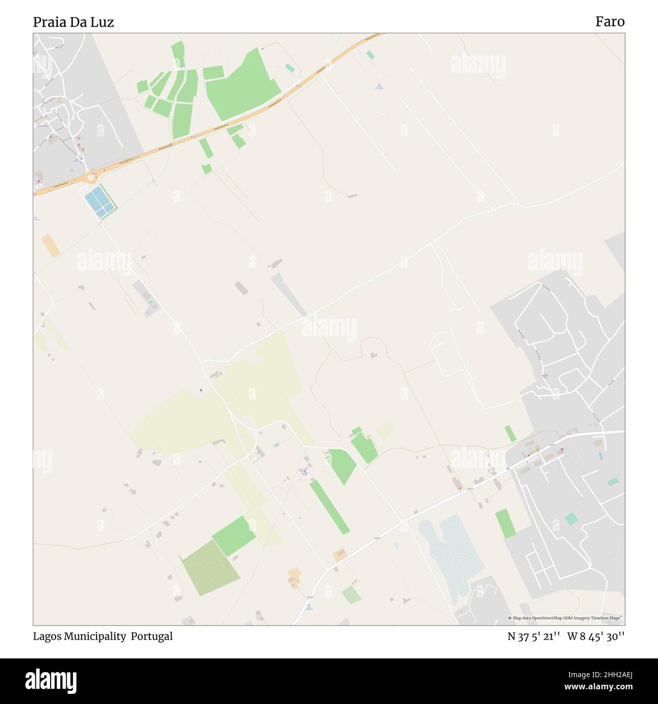 Praia da luz portugal map hi-res stock photography and images - Alamy