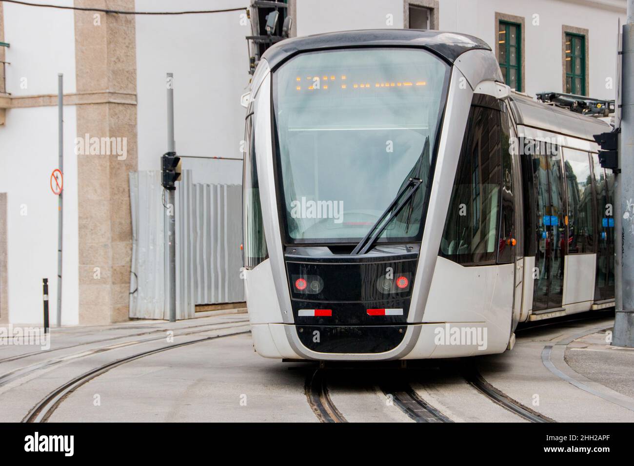 VLT train in downtown Rio de Janeiro Stock Photo - Alamy