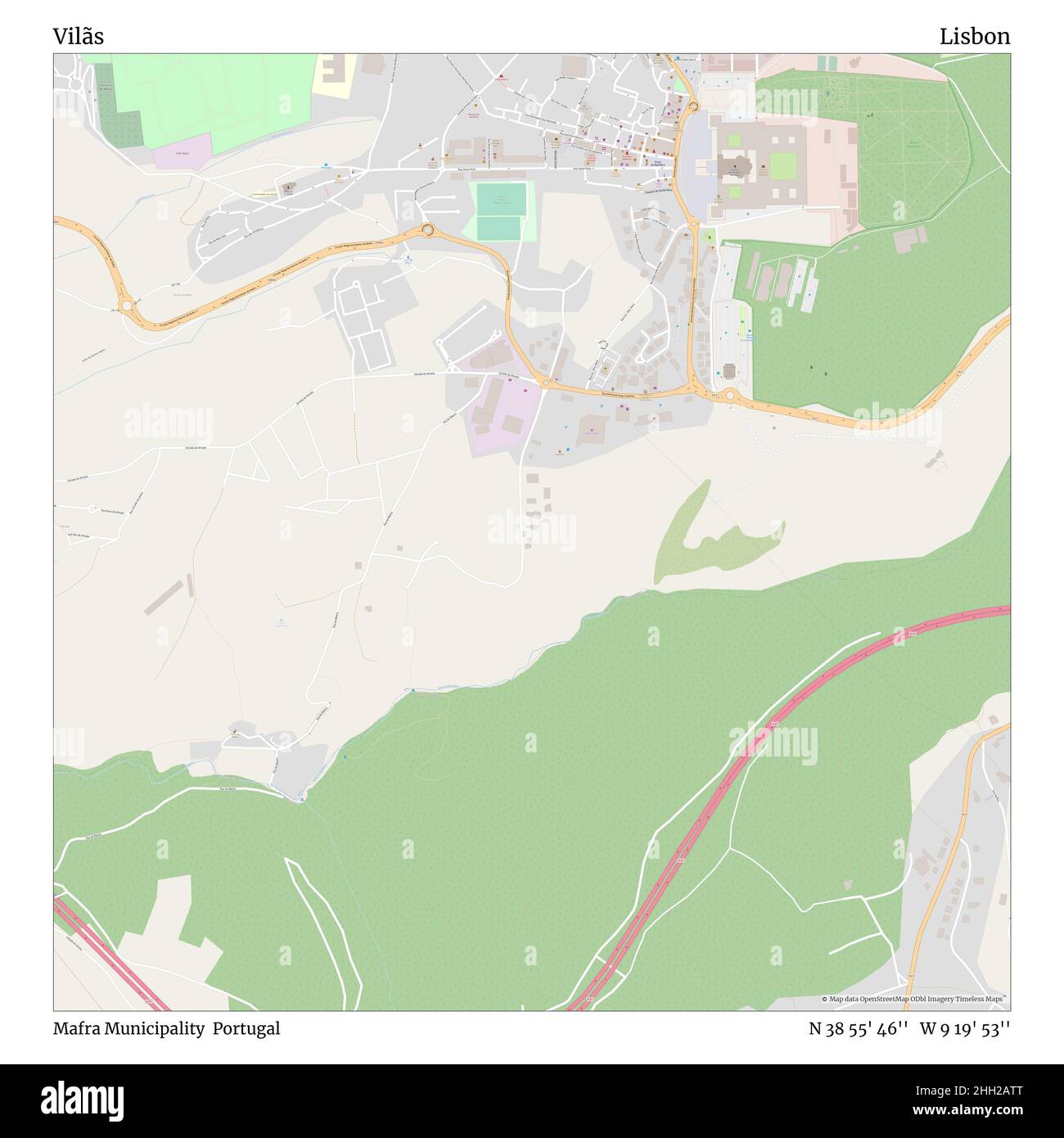 Map of mafra hi-res stock photography and images - Alamy