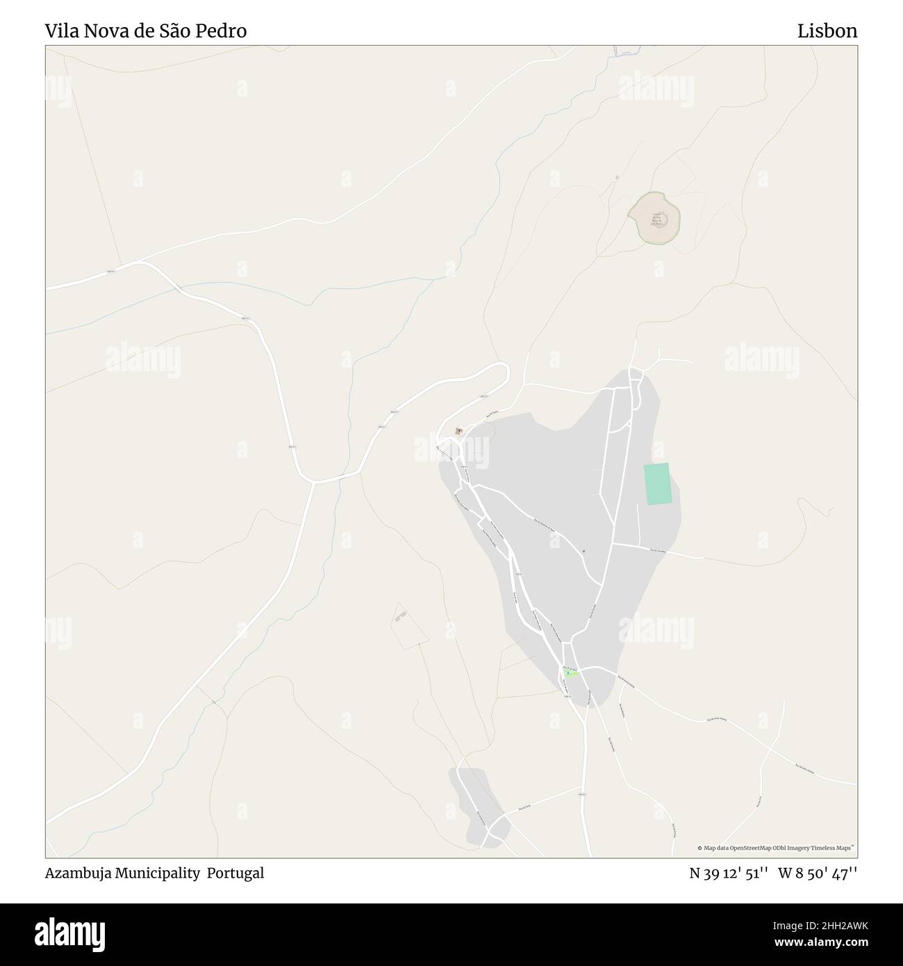 Map of azambuja portugal hi-res stock photography and images - Alamy