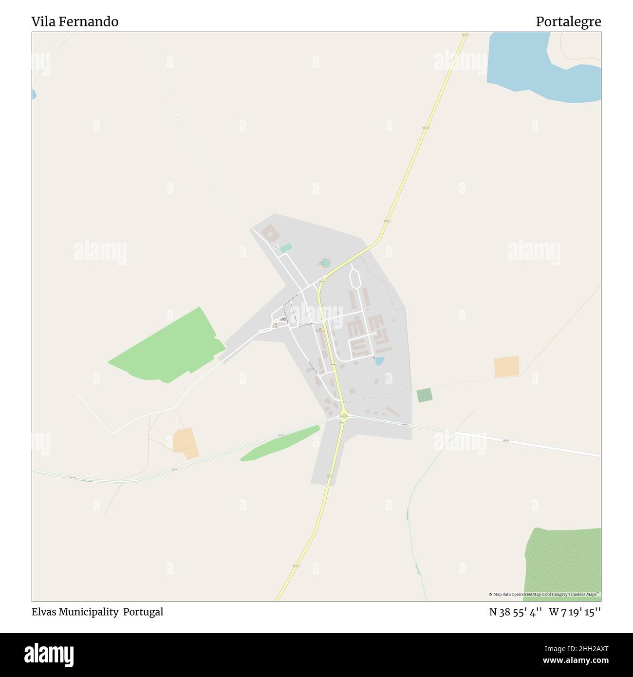 Map of elvas portugal hi-res stock photography and images - Alamy
