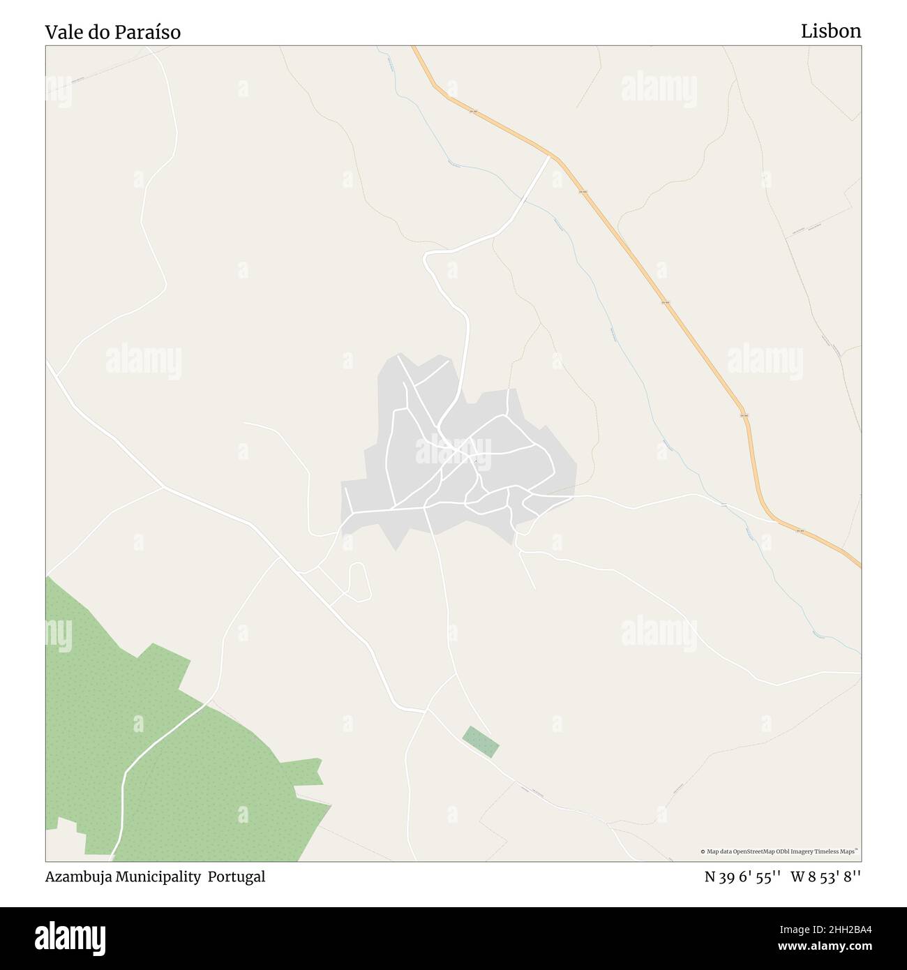 Map of azambuja portugal hi-res stock photography and images - Alamy