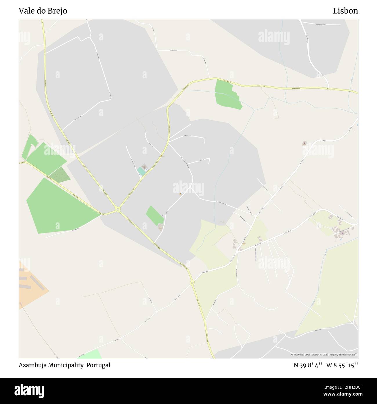 Map of azambuja portugal hi-res stock photography and images - Alamy