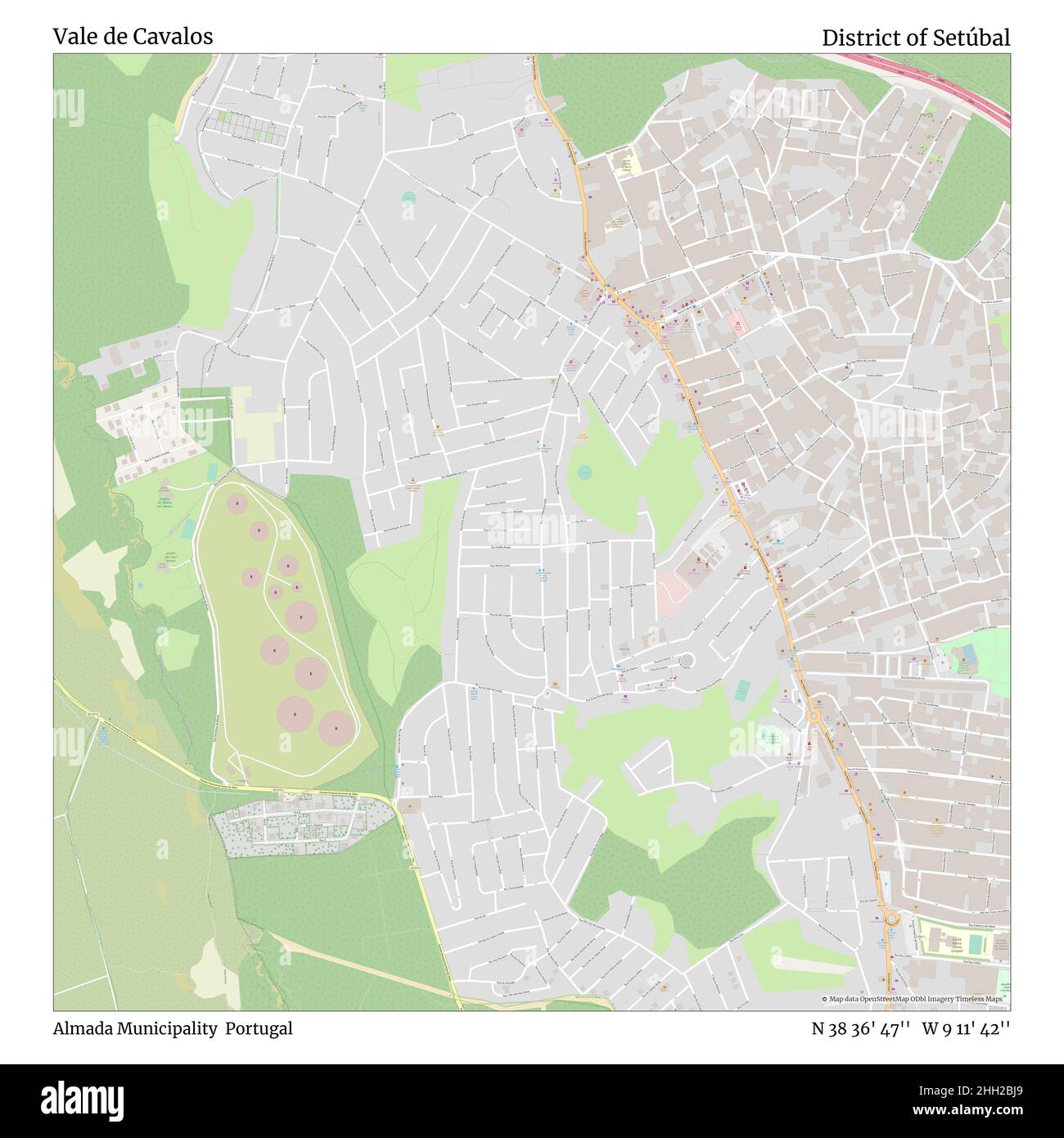 Map of almada hi-res stock photography and images - Alamy