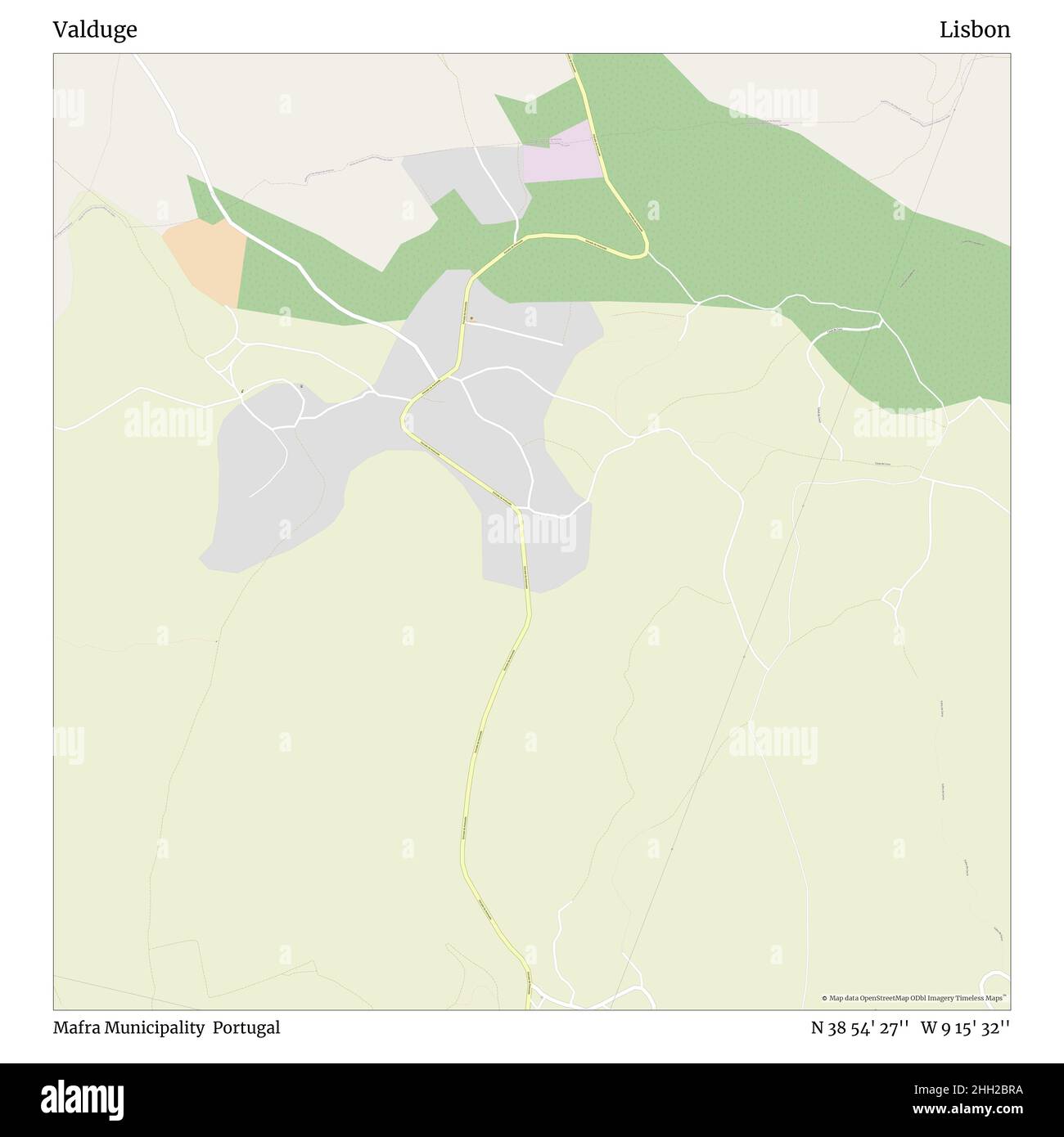 Map of mafra hi-res stock photography and images - Alamy