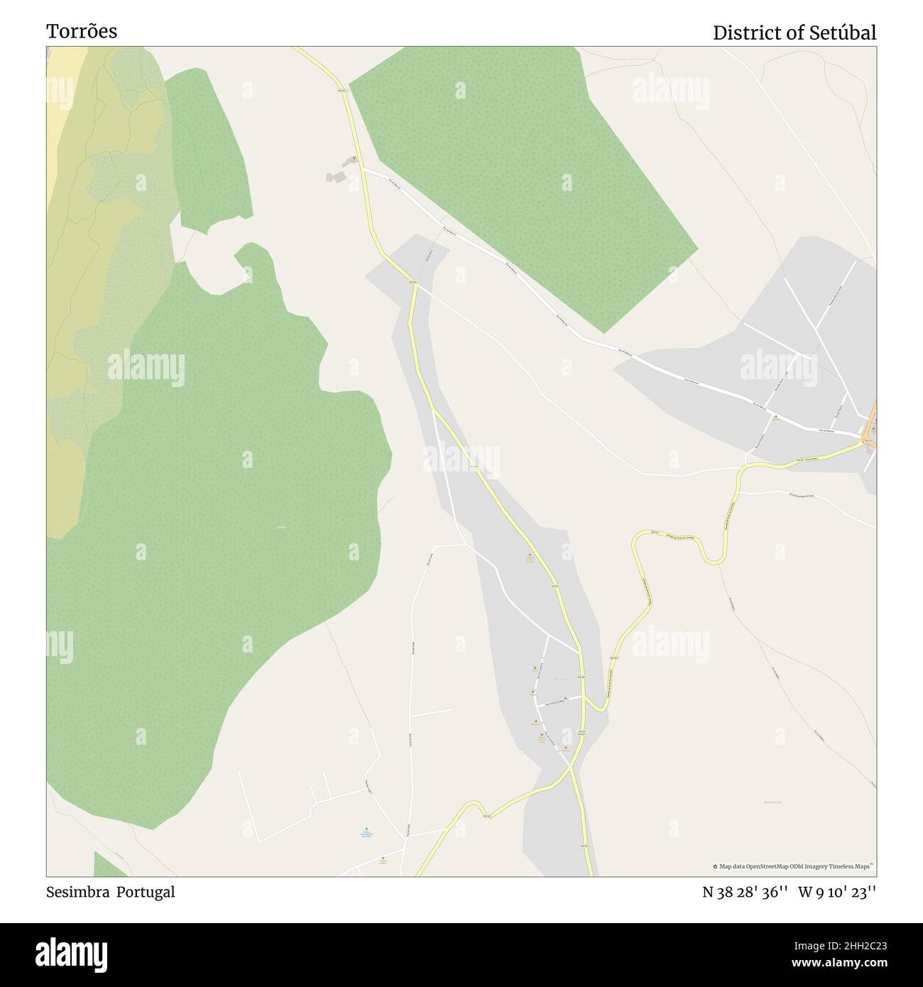 Map of setubal portugal hi-res stock photography and images - Alamy