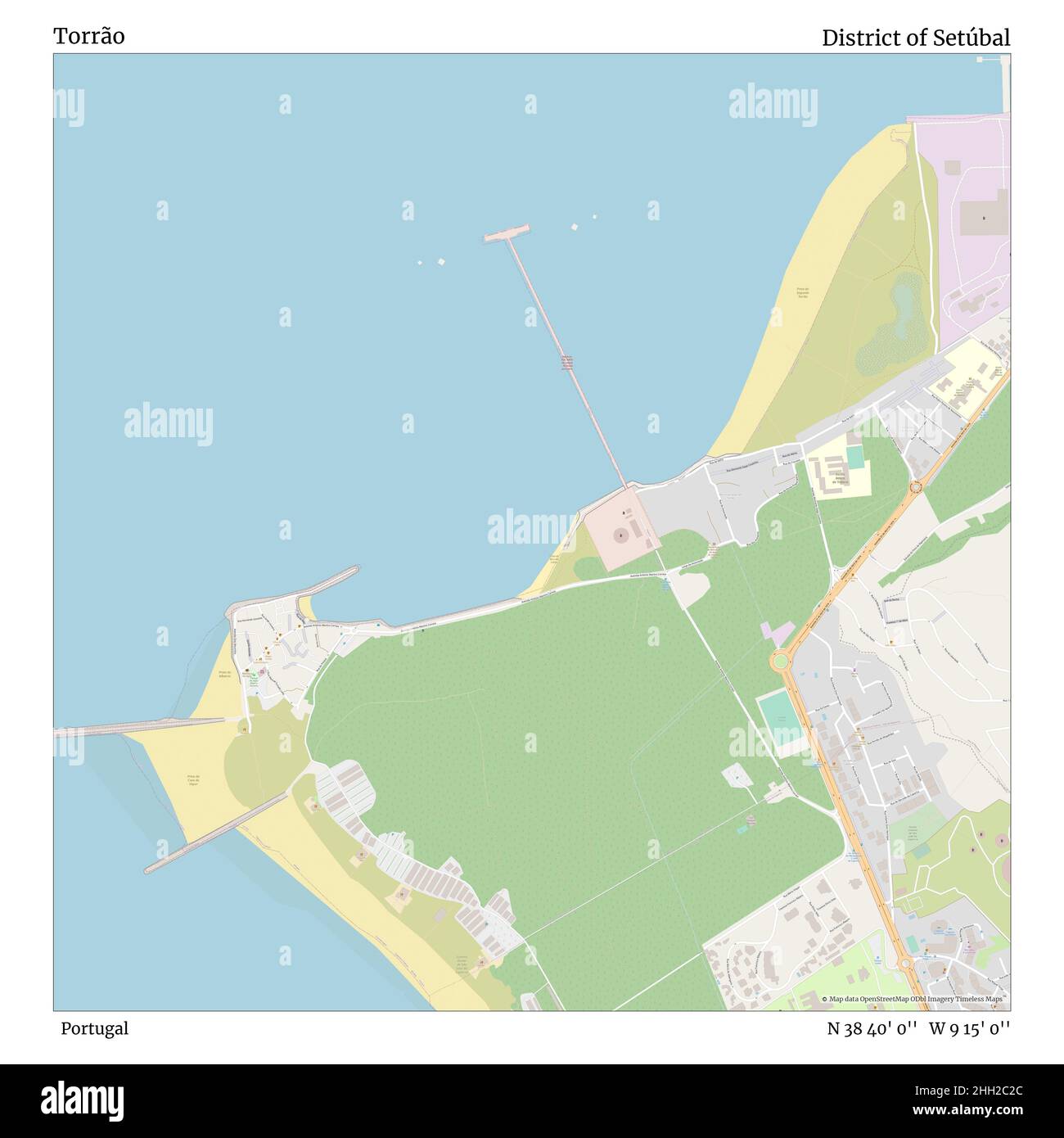 Map of setubal portugal hi-res stock photography and images - Alamy
