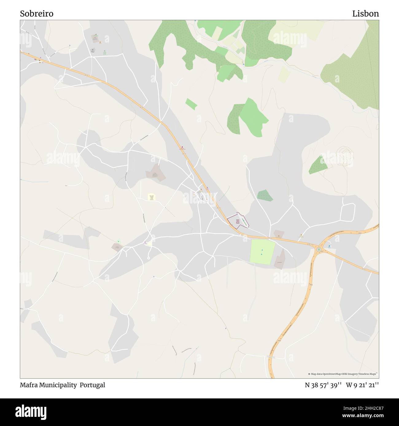 Map of mafra hi-res stock photography and images - Alamy