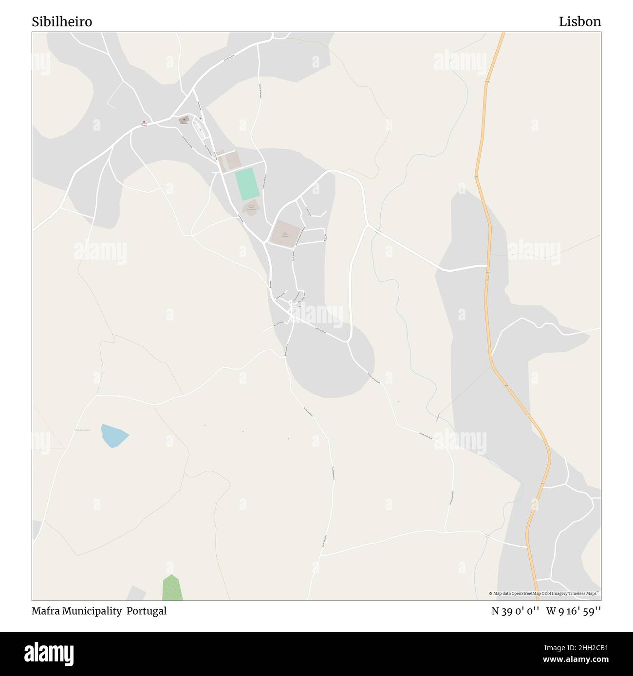 Map of mafra portugal hi-res stock photography and images - Alamy