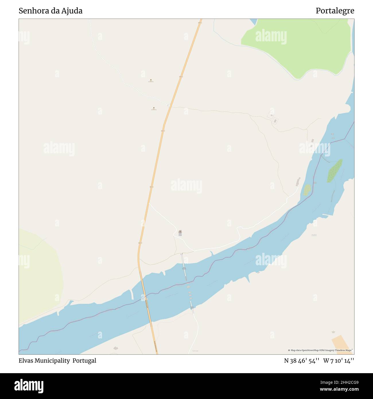Map of elvas portugal hi-res stock photography and images - Alamy