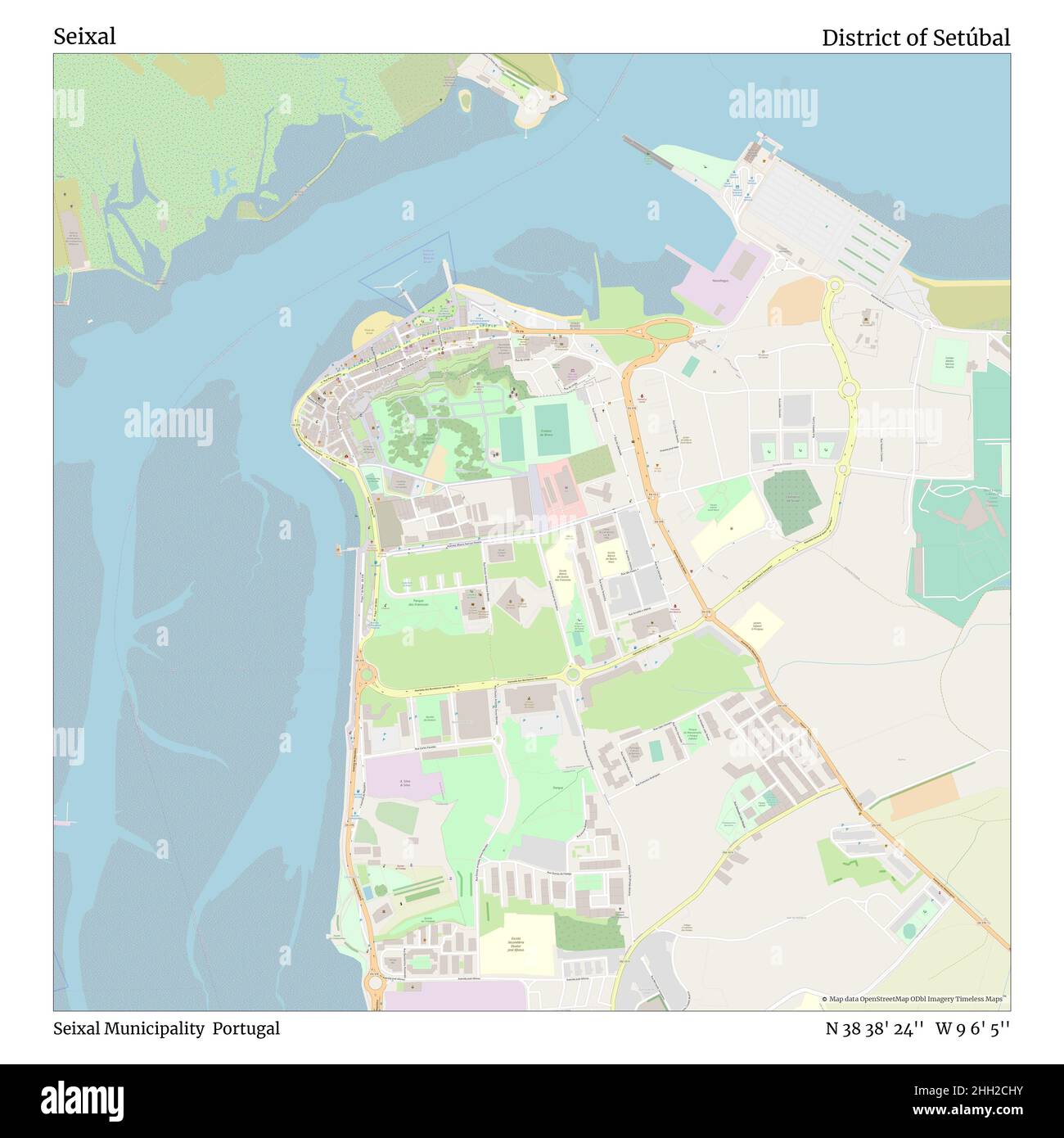 Map of setubal Cut Out Stock Images & Pictures - Alamy