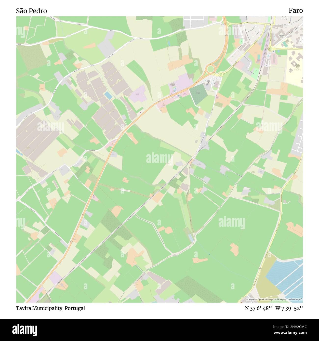 Map of tavira portugal hi-res stock photography and images - Alamy