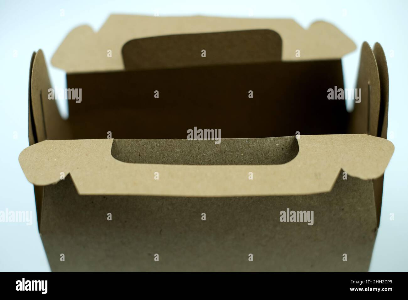 Craft Disposable Brown Paper Boxes Disposable Takeaway Kraft Paper Fast ...