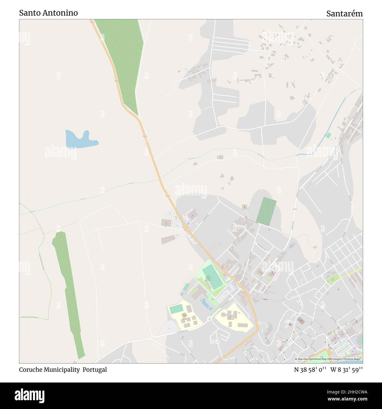 Map of coruche portugal hi-res stock photography and images - Alamy