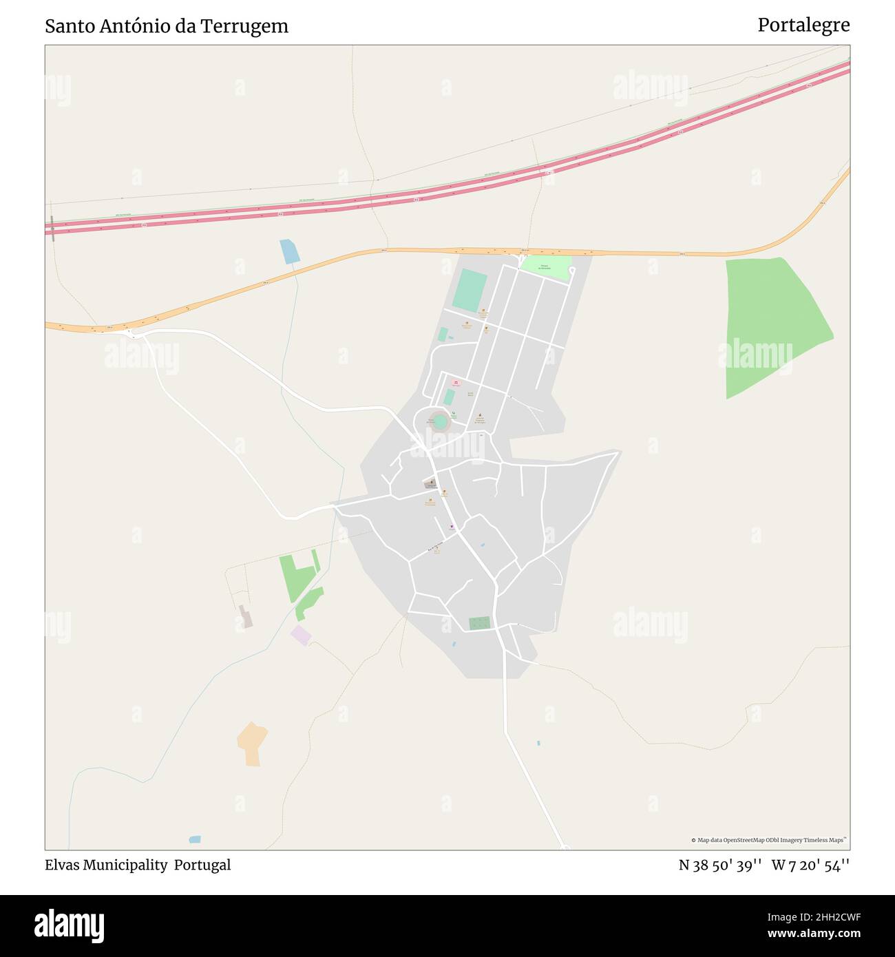 Map of elvas portugal hi-res stock photography and images - Alamy