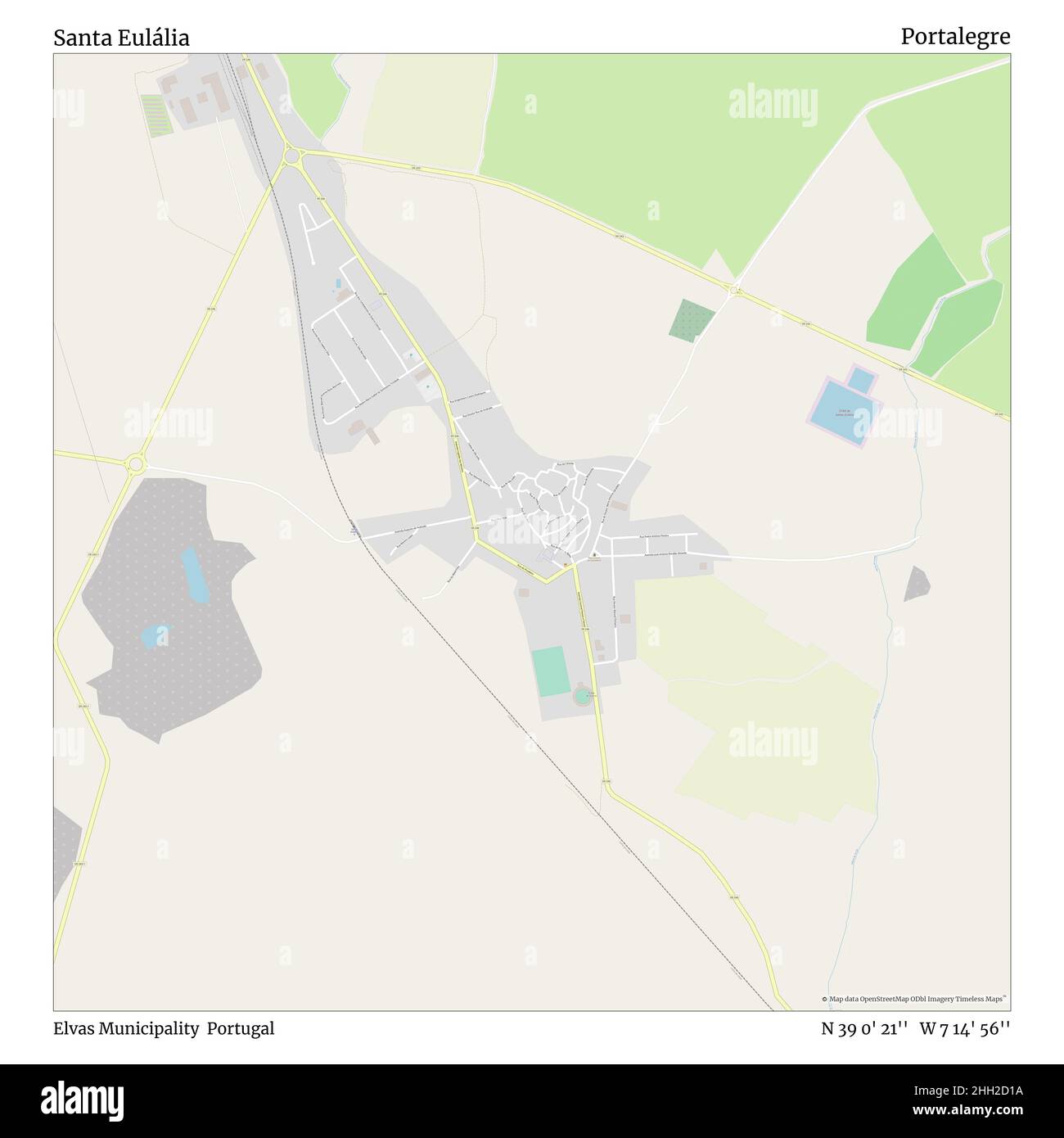 Map of elvas portugal hi-res stock photography and images - Alamy