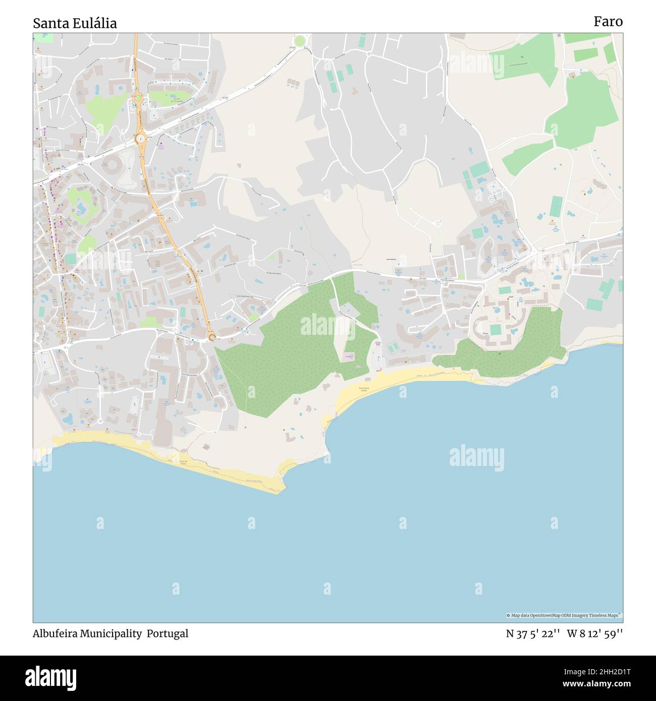 Map of albufeira hi-res stock photography and images - Alamy