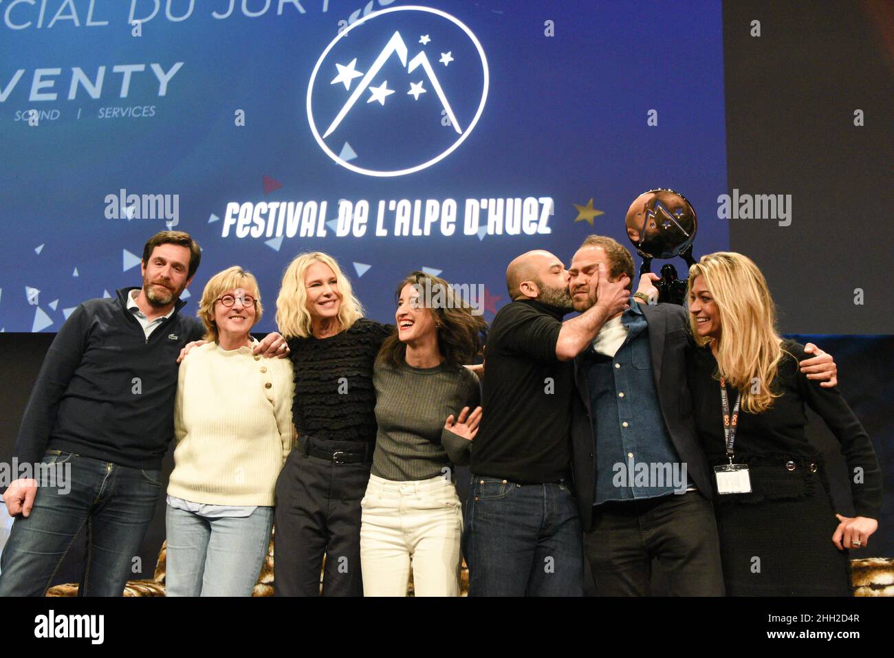 Pacale Arbillot, Agnes Hurstel, Francois Uzan and producers (Special ...