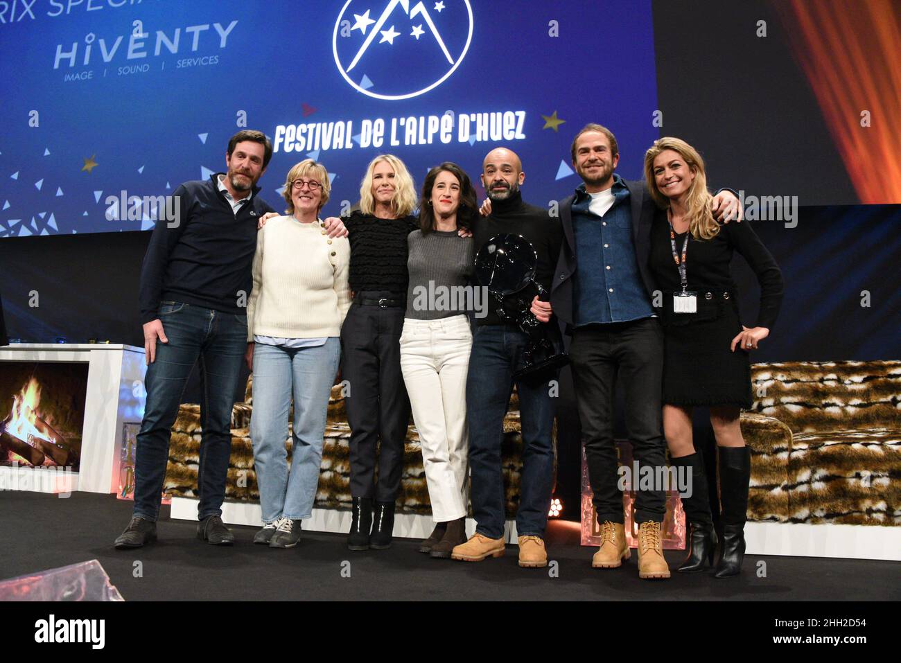 Pacale Arbillot, Agnes Hurstel, Francois Uzan and producers (Special ...