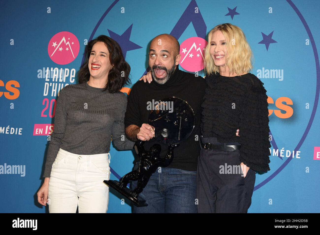 Agnes Hurstel, Francois Uzan and Pascale Arbillot (Special prize of the ...