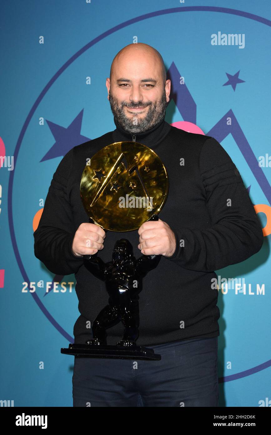 Jerome Commandeur (Grand prix for the movie Irreductible) posing for ...