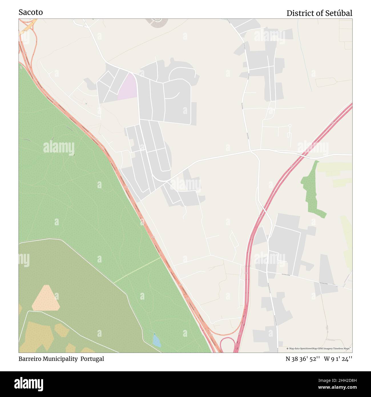 Map of barreiro hi-res stock photography and images - Alamy