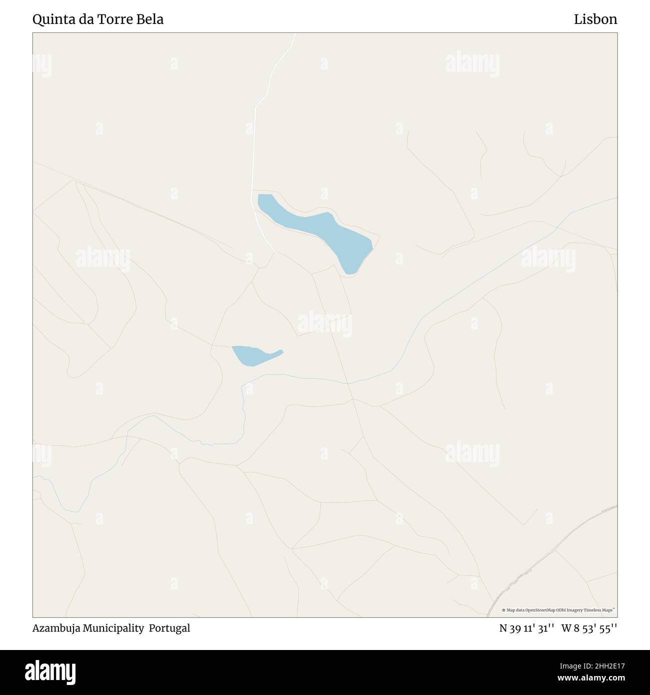 Map of azambuja portugal hi-res stock photography and images - Alamy