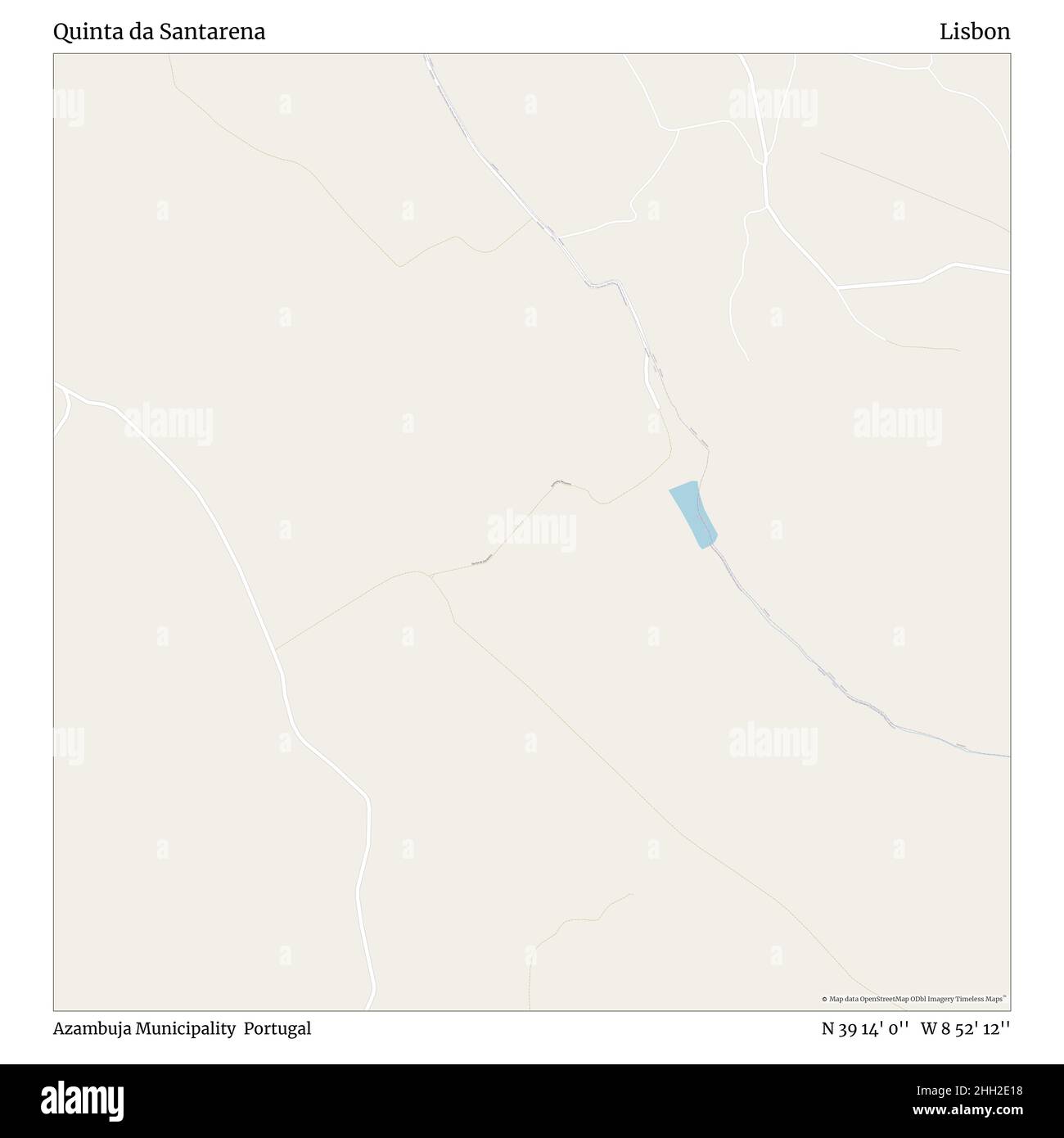 Map of azambuja portugal hi-res stock photography and images - Alamy