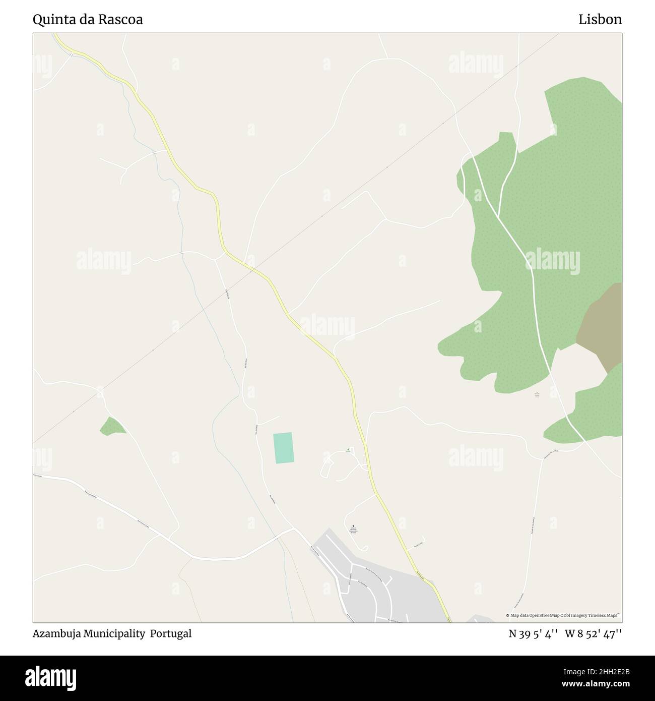 Map of azambuja portugal hi-res stock photography and images - Alamy